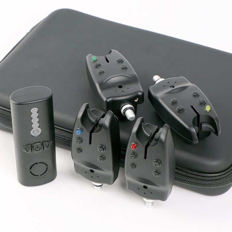 Wholesale FA03-4+1Carp fishing tackle wireless fishing bite alarm set ...